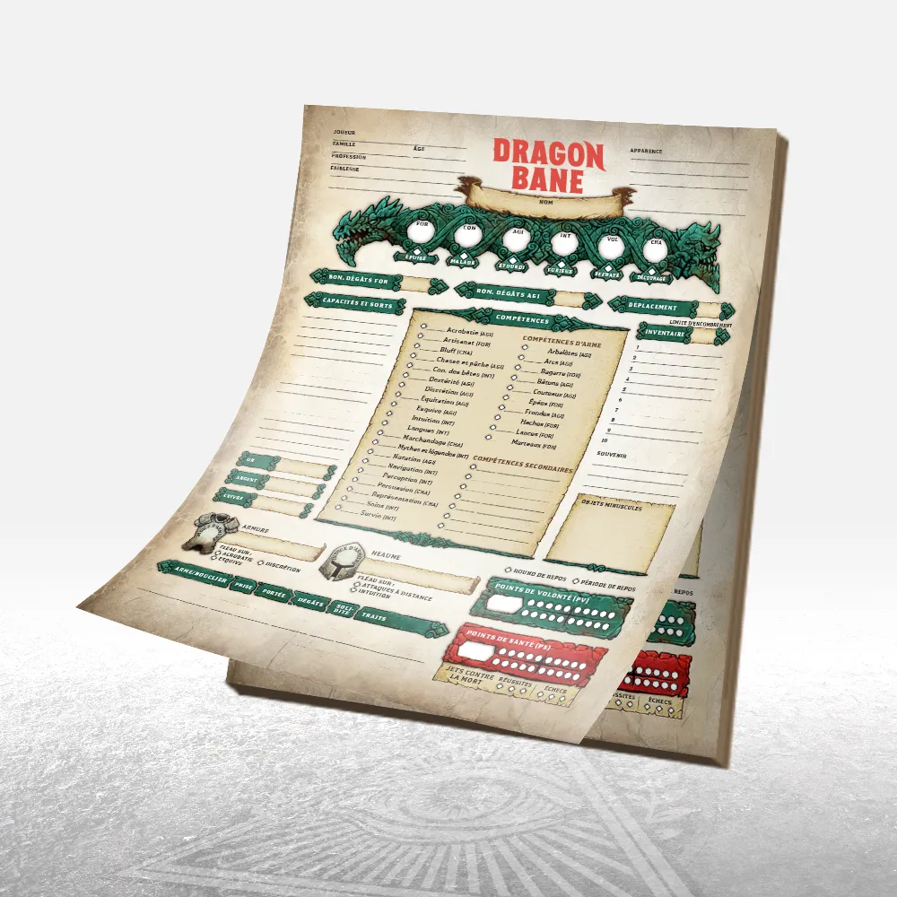 Dragonbane - Arkhane Asylum Edition de jeu de rôle